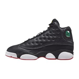 jordan boy's air 13 retro (big kid) black/true red/white 4 big kid m