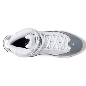 Jordan Boy's 6 Rings (Little Kid) White/Cool Grey/White 11 Little Kid M