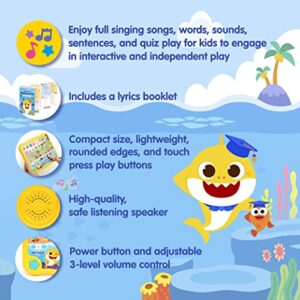 Baby Shark Sing & Learn Pad with Lyrics Booklet, Baby Shark Toys, Interactive Learning Toys for Toddlers, Learning & Education Toys, Baby Shark Gifts for Babies