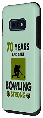 Galaxy S10e Lawn Bowls 70th Birthday Idea For Men & Funny Lawn Bowling Case