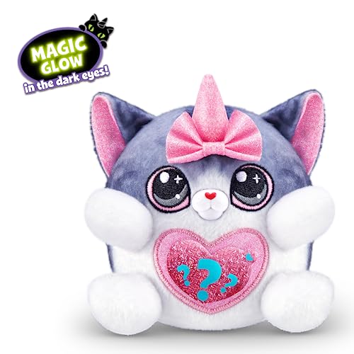 Rainbocorns Kittycorn Surprise Series 2 (American Shorthair) by ZURU, Collectible Plush Stuffed Animal, Surprise Egg, Sticker Pack, Slime, Ages 3+ for Girls, Children