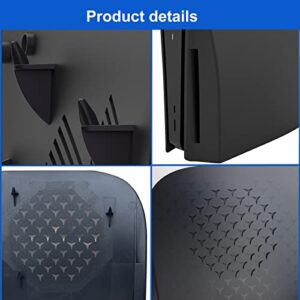 PS5 Console Face Plates,Playstation 5 Accessories with Fan Vents Faceplate，with Dust Filter for Cooling Vents,Shockproof ABS Shell Cover Case - Disc Edition