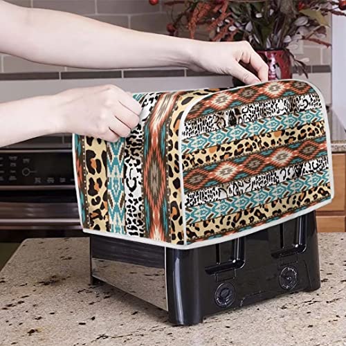 Doojoayie World Map Stars 2 Slice Toaster Cover Bread Toaster Oven Dustproof Cover Small Appliance Cover Dust Protection & Waterproof