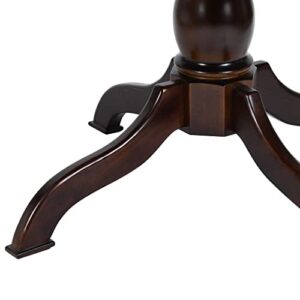 Oval Solid Wood Dining Table Extendable Brown Farmhouse MDF Finish Leaf Extension