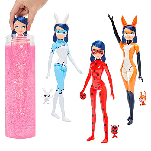 Miraculous Ladybug Magic Heroez Reveal Colour Change Doll, White, 26 x 6 x 3.5 cm, 220 Grams