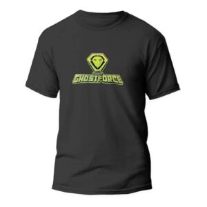 zag store - ghostforce - shirt glow in the dark s black