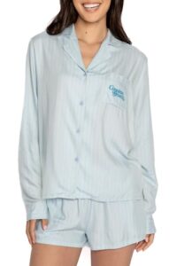 pj salvagethe summer i turned pretty pj set woven stripemint seax-small