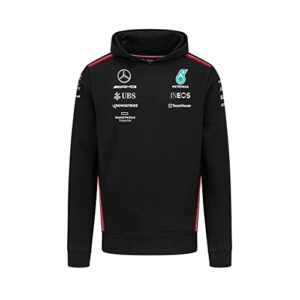 mercedes amg petronas formula one team - 2023 team hoodie - black - men - size: l