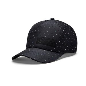 mercedes amg petronas formula one team - polka dot hat - black - unisex - size: one size