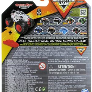 Monster Jam 2022 Spin Master 1:64 Diecast Truck with Bonus Accessory: Ruff Crowd Monster Mutt Dalmatian