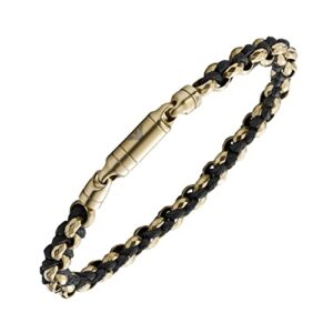 Emporio Armani Men's Antique Gold-Tone Chain-Link Bracelet (Model: EGS2762251)