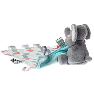 Taggies Cuddlebud Lovey Security Blanket, 9 x 9-inches, Elephant