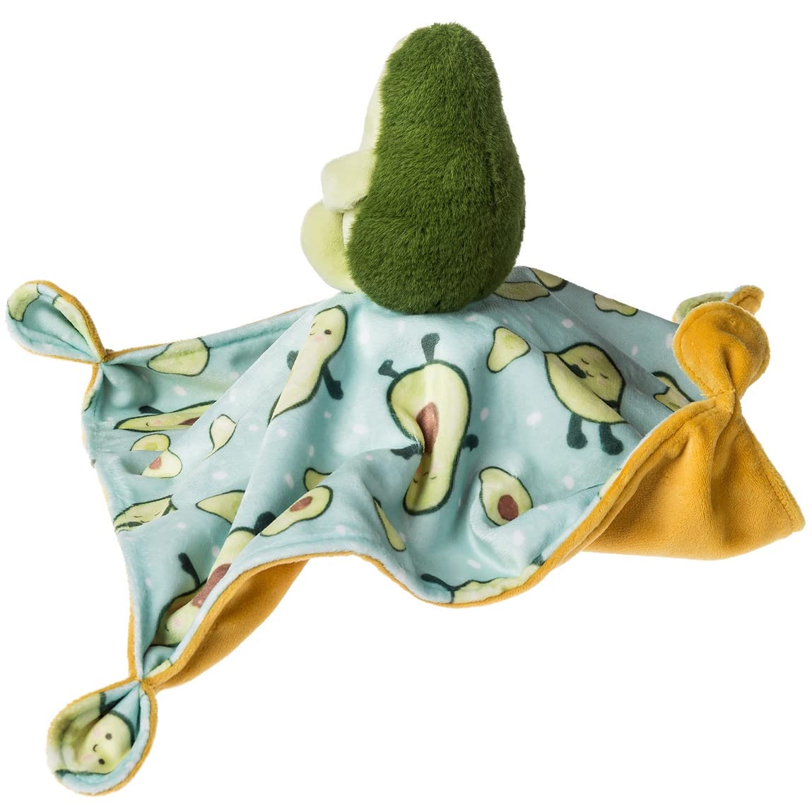 Mary Meyer Sweet Soothie Lovey Security Blanket, 10 x 10-inches, Avocado