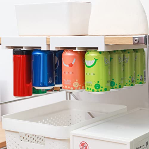 1 Pack Hanging Fridge Soda Can Organizer, Pull-out Drink Can Holder Drawer Organizer, Apply To Soda Can Organizer Rack For Pantry, Freezer, Kitchen For Refrigerator