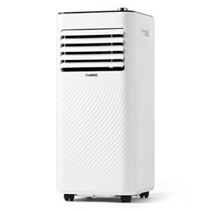 TURBRO Finnmark 10,000 BTU Portable Air Conditioner, Dehumidifier and Fan, 3-in-1 Floor AC Unit for Rooms up to 400 Sq Ft, Sleep Mode, Timer, Remote Included (6,000 BTU SACC)