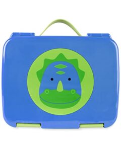 skip hop kids bento lunch box, ages 3+, zoo dino