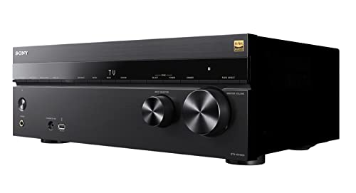 Sony STR-AN1000 7.2 CH Surround Sound Home Theater 8K A/V Receiver: Dolby Atmos, DTS:X, Digital Cinema Auto Calibration IX, Bluetooth, WiFi, Google Chromecast, Spotify connect, Apple AirPlay, HDMI 2.1