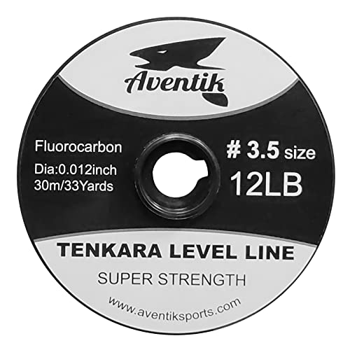 66yds-60m Aventik Tenkara Level Line Fluorocarbon Fishing Line Fly Line Lightweight 30m/Spool #3.0,#3.5,#4.0 (Fluorescent Pink, 4.0)