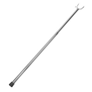 DOITOOL 2pcs Garment Ceiling Indoor Reach Adjustable for Outdoor Extending Clothes Telescoping Clothesline Inch Pole Bar Shelf Rod Stick Clothing Hook Telescopic Reaching with Long Clo