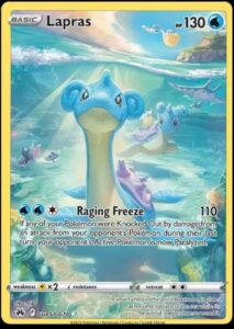 pokemon - lapras gg05/gg70 - crown zenith - galarian gallery - holo rare card