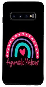 galaxy s10 ayurvedic medicine boho rainbow case