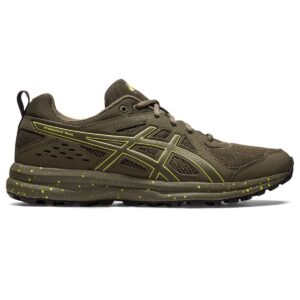 ASICS Men's Torrence Trail Sportstyle Shoes, 8, Brown Stone/Lemon Spark