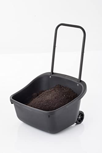 Amazon Exclusive Combo - 48 Gallon Compost Tumbler with Compost Cart, 9 Liter Compost bin, 3 Rolls of Corn Bags and Plant Caddy