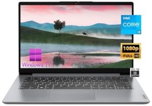 lenovo 2023 flagship ideapad 3i laptop 14" fhd screen, dual-core intel i3-1115g4 processor (upto 4.10 ghz), 12gb ram, 512gb nvme ssd, wi-fi 6, bluetooth, 4-in-1 card reader, win 11+hubxcelaccessory