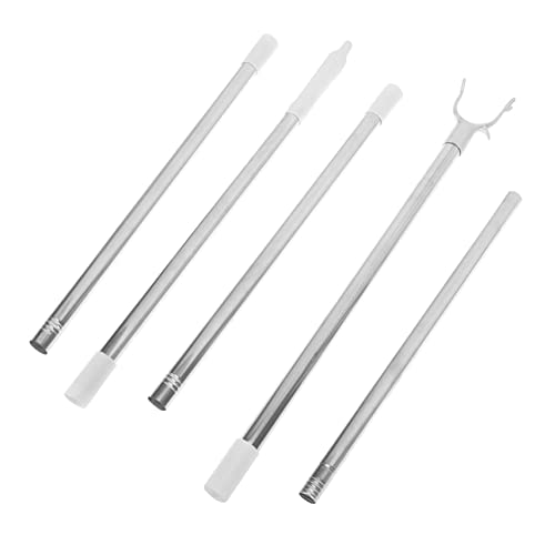 Cabilock Extendable High Areas Reach Indoor Retractable Pole Easy Clothes Clothesline Clothing Stainless Clo Telescoping Household Stick Long Detachable Cm Outdoor Top for Adjustable Rod