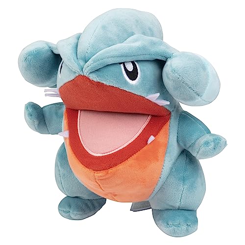 Pokémon 8" Gible Plush - Officially Licensed - Quality & Soft Stuffed Animal Toy - Scarlet & Violet - Add Gible to Your Collection! - Great Gift for Kids, Boys, Girls & Fans of Pokemon