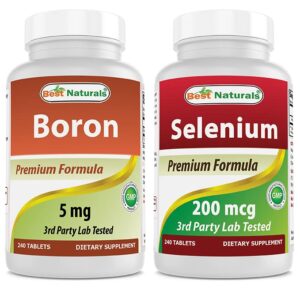 boron 5 mg & selenium 200 mcg