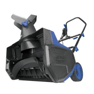 snow joe sj618e-p2 electric walk-behind single-stage snow blower, 18-inch, 13-amp