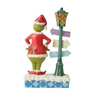 Enesco Jim Shore Dr. Seuss Standing by Lit Lamppost 10.24" Figurine