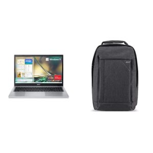 acer aspire 3 a315-24p-r2sc laptop | 15.6" fhd ips display | amd ryzen 5 7520u | radeon graphics | 8gb lpddr5 | 256gb ssd | wi-fi 5 | windows 11 home 15.6" gray travel backpack