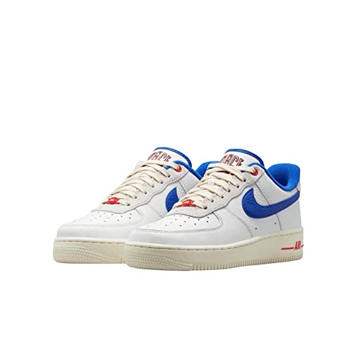 Nike Women's Air Force 1 '07 LX Sneakers (Summit White/Hyper Royal, 9)