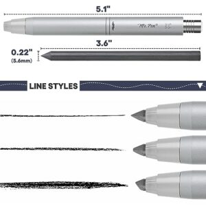 Mr. Pen- 5.6 mm Mechanical Pencil Lead Holder, Clutch Pencil, 5.6mm Lead Holder, Clutch Lead Holder, Mechanical Drawing Pencils for Sketching, Mechanical Pencils to Draw