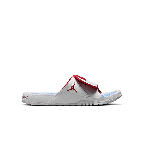 Nike mens Jordan Hydro XI Retro Slippers, White/Varsity Red-varsity Red, 10