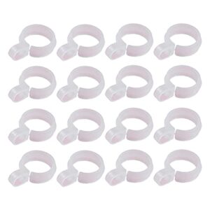 cchude 50 pcs plastic windproof hanger hooks clothes hanger buckle clip laundry hanging hooks closet rod hanging tool for drying rack