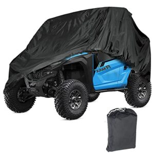 yonqifon yamaha utv cover 2 seats, all-weather protection waterproof outdoor heavy duty side by side covers compatible with yamaha rhino 660,viking 700,wolverine 1000 850, kawasaki mule, teryx