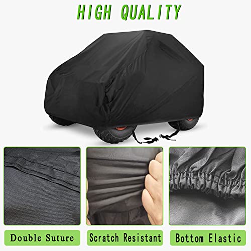 YONQIFON Yamaha UTV Cover 2 Seats, All-Weather Protection Waterproof Outdoor Heavy Duty Side by Side Covers Compatible with Yamaha Rhino 660,Viking 700,Wolverine 1000 850, Kawasaki Mule, Teryx