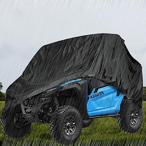 YONQIFON Yamaha UTV Cover 2 Seats, All-Weather Protection Waterproof Outdoor Heavy Duty Side by Side Covers Compatible with Yamaha Rhino 660,Viking 700,Wolverine 1000 850, Kawasaki Mule, Teryx