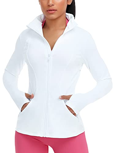 VUTRU Women's Workout Yoga Jacket Full Zip Running Track Jacket