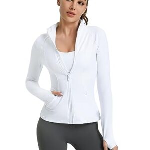 VUTRU Women's Workout Yoga Jacket Full Zip Running Track Jacket