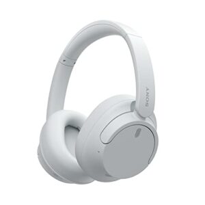 sony wh-ch720nw noise canceling wireless bluetooth headphones - built-in microphone - up to 35 hours battery life and quick charge - matte white