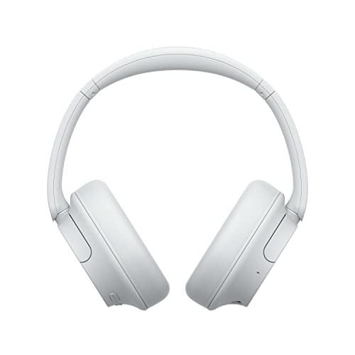 Sony WH-CH720NW Noise Canceling Wireless Bluetooth Headphones - Built-in Microphone - up to 35 Hours Battery Life and Quick Charge - Matte White