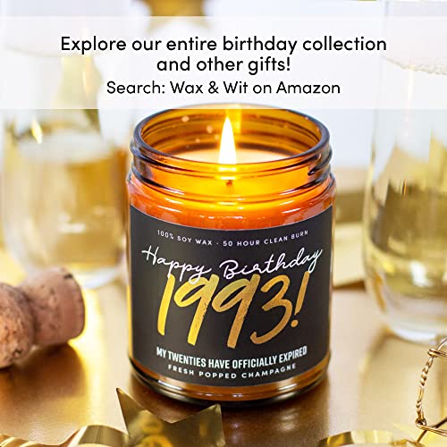 WAX & WIT 30th Birthday Gifts for Her, 30th Birthday Gifts for Him, 30 Year Old Birthday Gifts for Women, Dirty 30 Gifts for Women, Happy 30th Birthday, Gifts for 30 Year Old Men