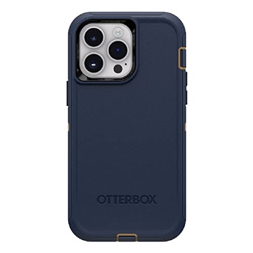 OtterBox DEFENDER SERIES SCREENLESS EDITION for iPhone 14 Pro Max (ONLY) - BLUE SUEDE SHOES (Blue)