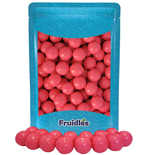 Gum Balls Fruit Flavored, Candy Buffet Treats, Machine Size Refills, Kosher Certified Parve, 1" Inch (Original Pink, Half-Pound)