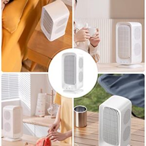 SWEETFULL Desk Fan,10000mAh Battery Operated Tower Fan Portable Fan Small Personal Table Fan, Oscillating Fan,5 Speed Rechargeable Battery Cooling Electric Fan for Bedroom Office Outdoor Indoor