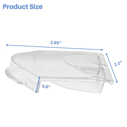 Blender 72 oz Pitcher Pour Spout Cover Flap Lid Jar Top Replacement Part Compatible with Ninja 1200 1300 1500 Watt BL500 BL550 BL500C BL610 BL642 BL660 BL700 BL740 BL770 BL772 BL780 NJ600 NJ600C